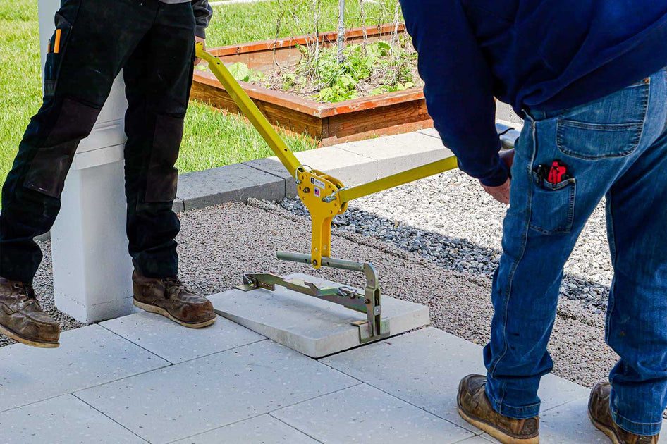 Quick-E-Ergo Assist Adjustable | Paver Lifting Clamps and Handling ...